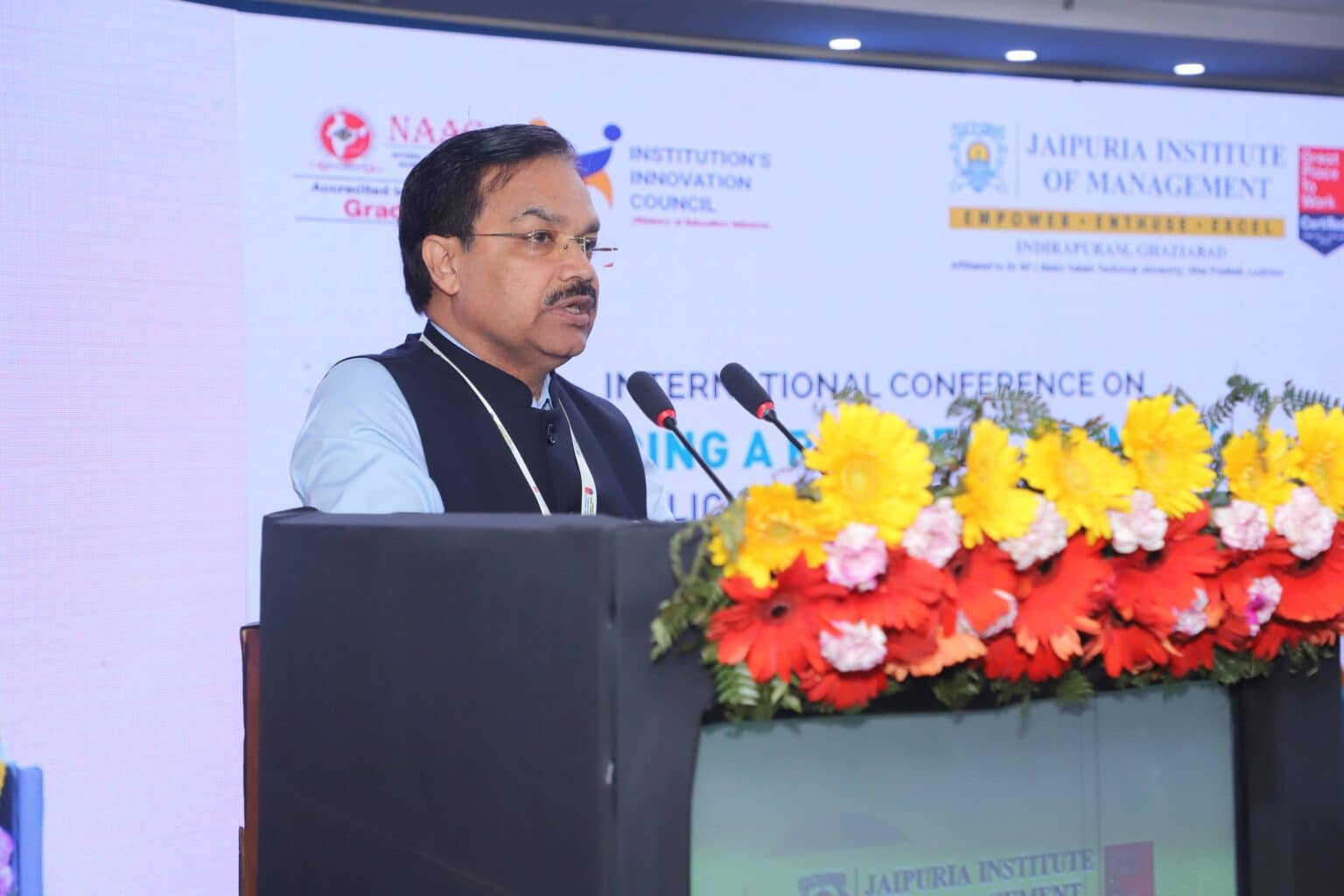 Address by Prof. J. P. Pandey at the International Conference on ...