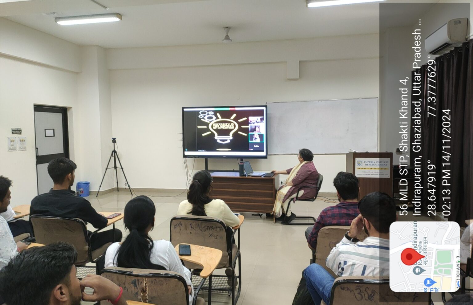 From Idea to Impact: A Motivational Session by Dr. Harinath at JIM