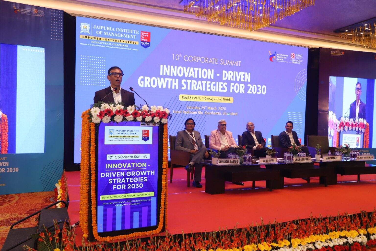 10th Corporate Summit at Jaipuria Institute of Management, Ghaziabad ...