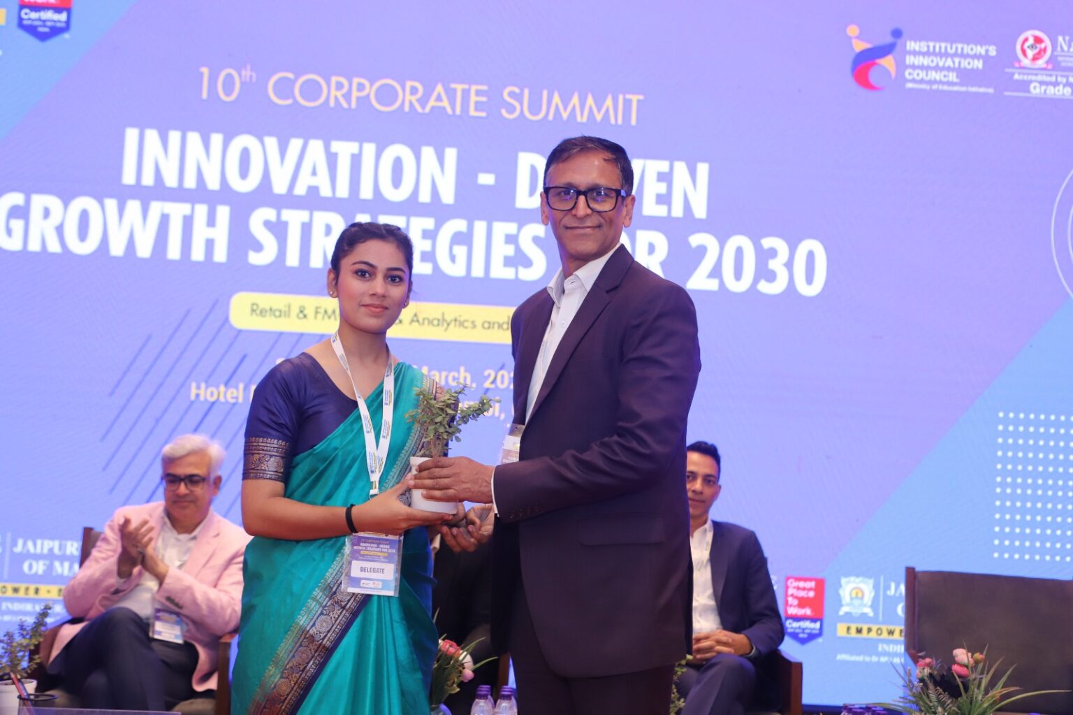 10th Corporate Summit at Jaipuria Institute of Management, Ghaziabad ...